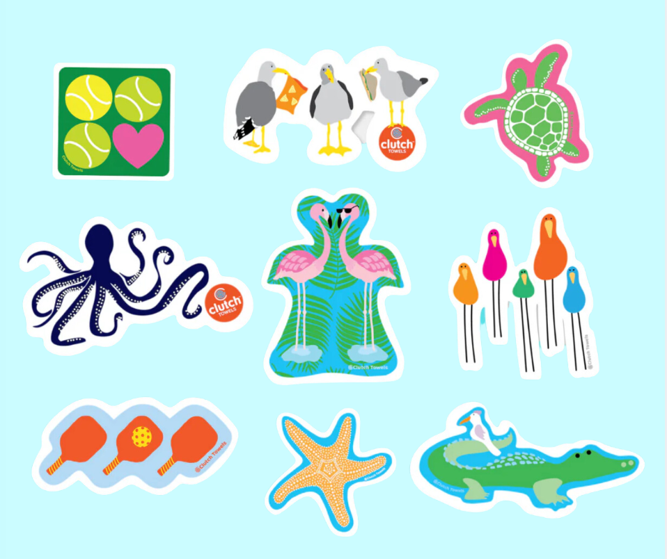 Clutch Stickers! – Clutch Towels